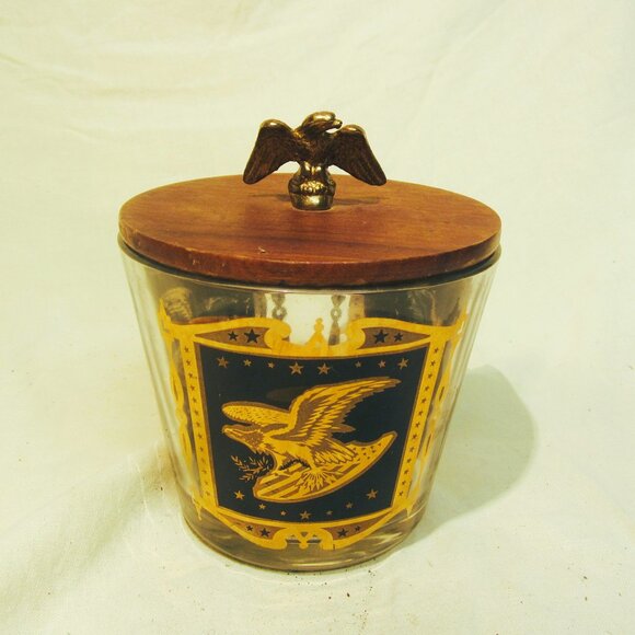 ICE BUCKET EAGLE MOTIF | Dining | Vtg Americana Ice Bucket Wlid Eagle ...